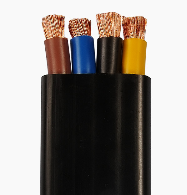 450V/750V Flat PVC Insulated Cable Class 5 Multi Core Copper Cable
